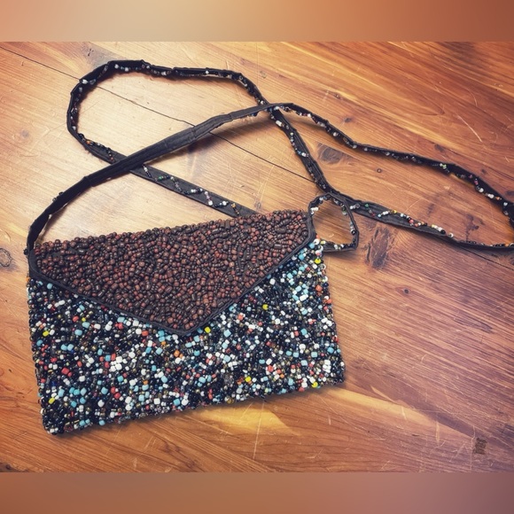 Bags | Heavily Beaded Indonesian Clutch Or Crossbody Bag | Poshmark